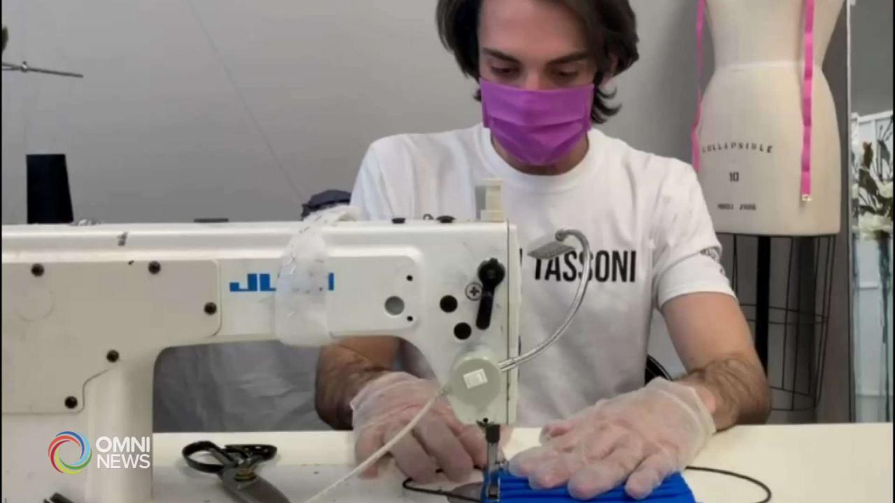 Joseph Tassoni, designer italo-canadese, crea delle mascherine per la ...
